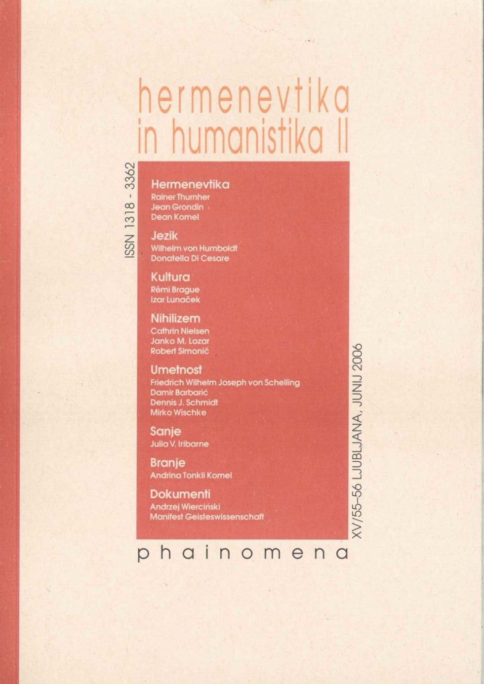 ARHIV | Phainomena